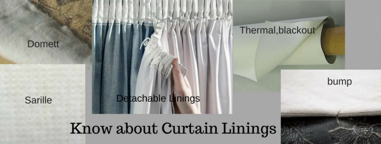 Understanding Curtain Linings - Covers and Curtains